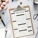 Weekly Planner Printable Month at a Glance to Do Errands List Time ...