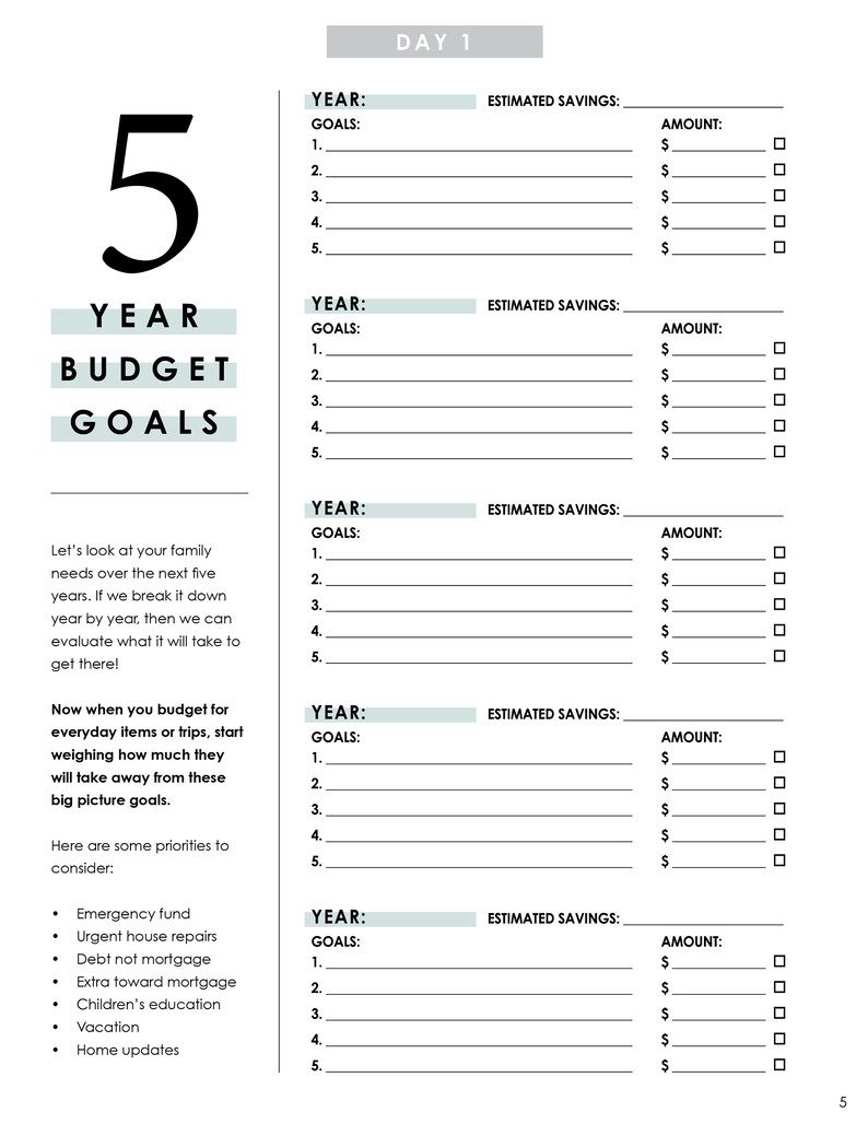 The Ultimate Money Saving Planner - Etsy