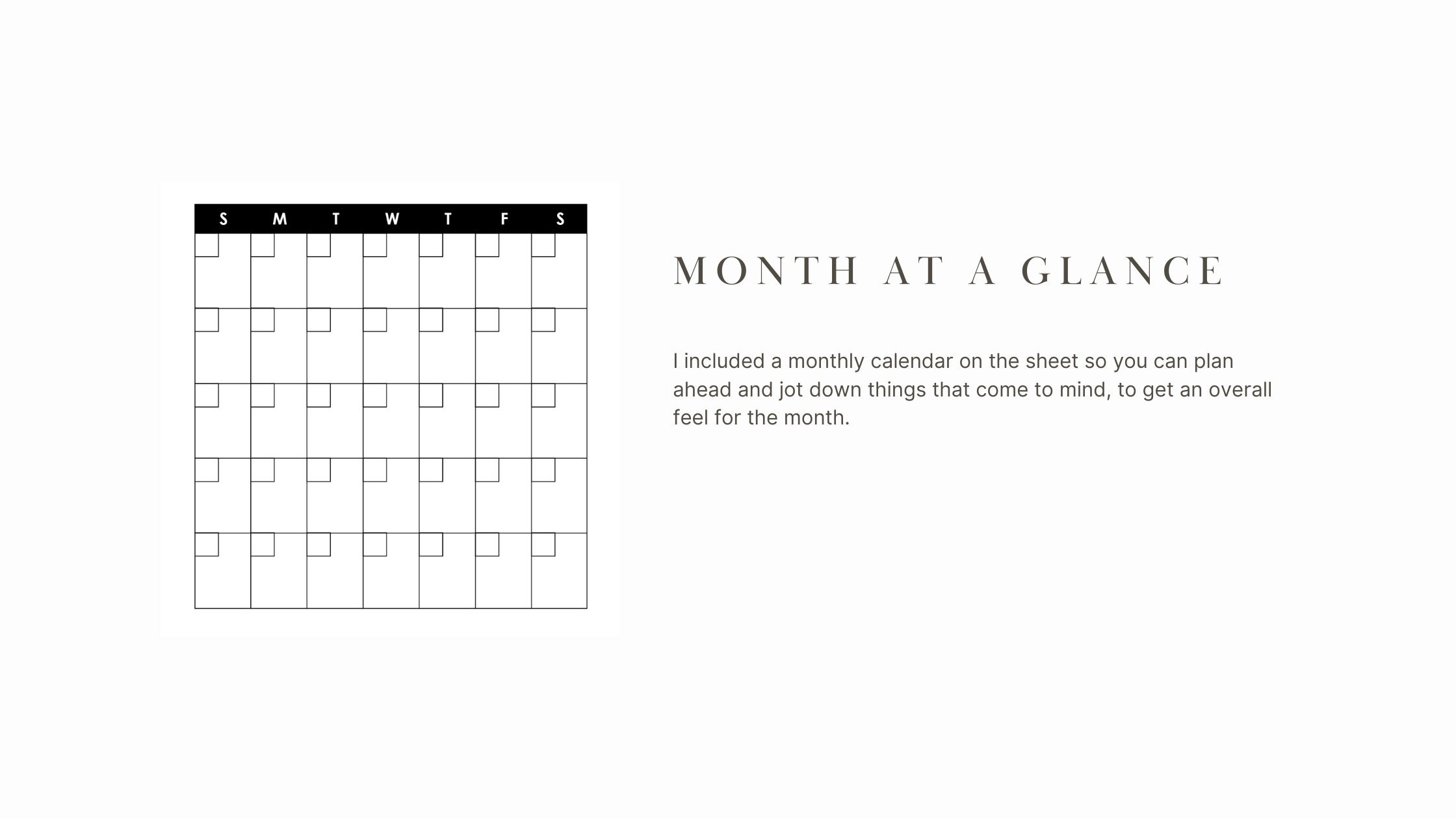 Weekly Planner Printable | Month at a Glance | to Do + Errands List ...