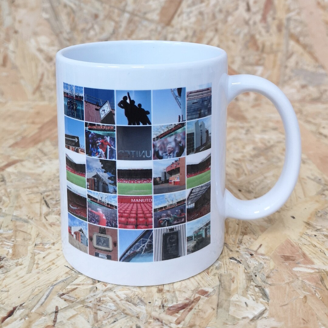 Manchester United Mug Featuring My Photographic Montage of Old Trafford ...