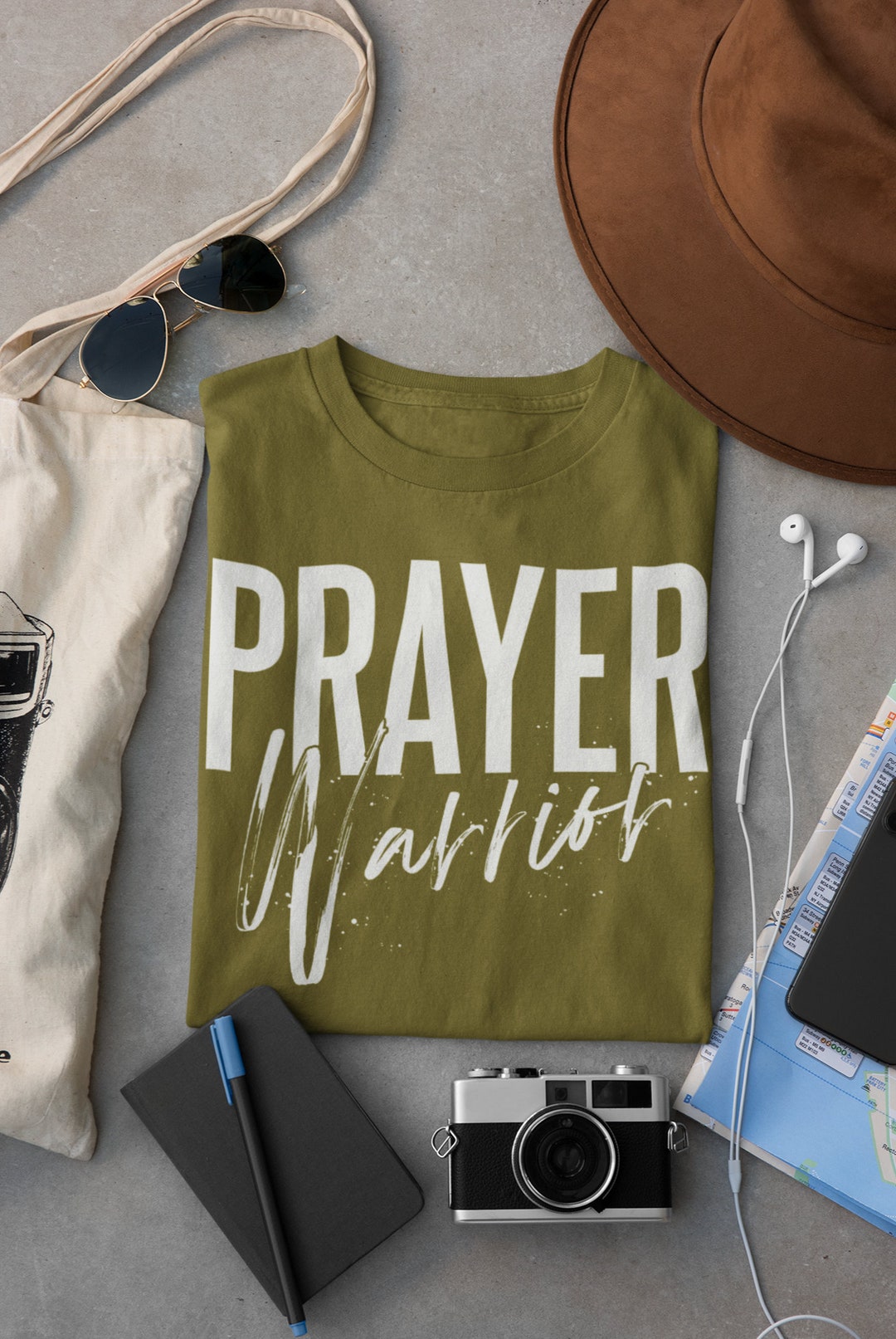 Camiseta Guerrero de Oración, Vestimenta Cristiana, Adoración, Músico ...