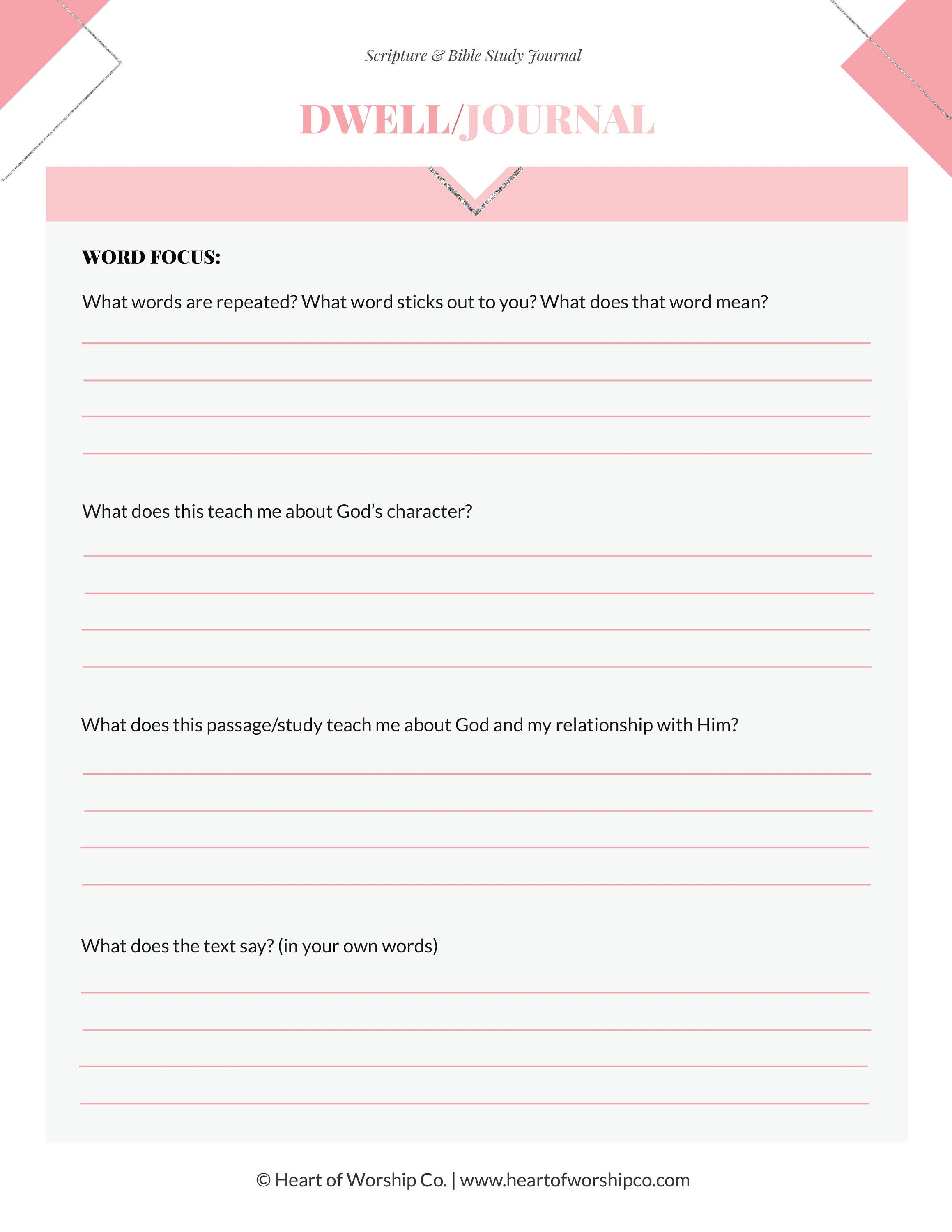 Bible Study Journal Printable Christian Planner Christian - Etsy