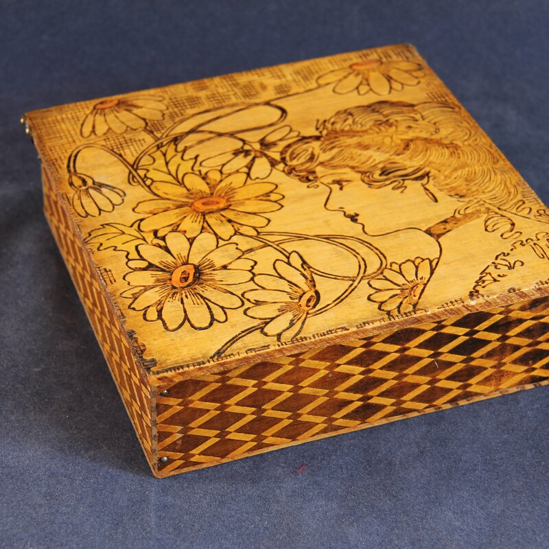 Pyrography Box - Etsy