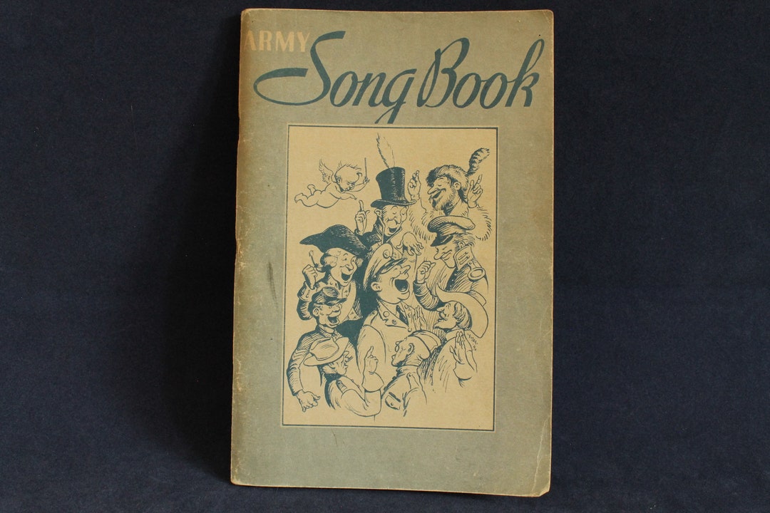 Vintage WWII Army Song Book 1941 - Etsy