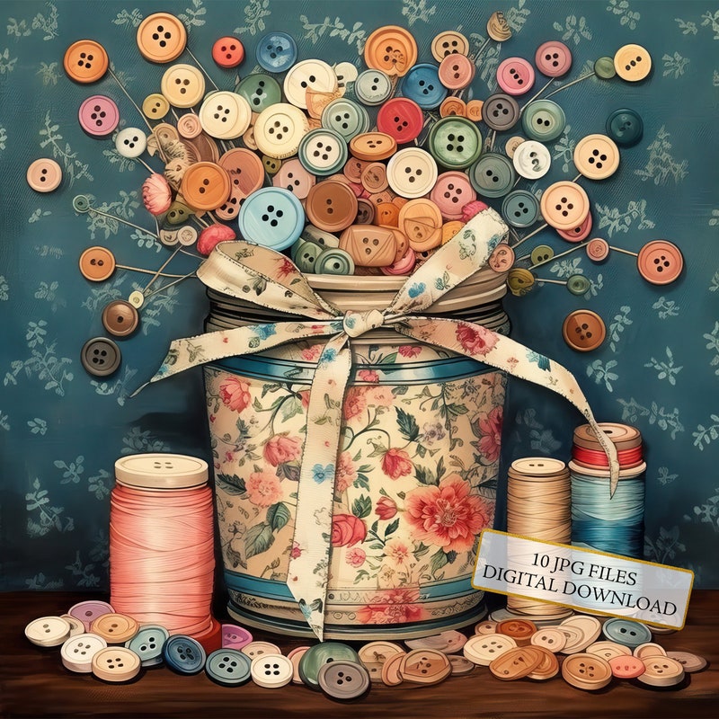 Vintage Bundle of Buttons - Etsy