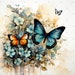 Shabby Chic Flowers and Butterflies Clipart Bundle-10 High Quality ...