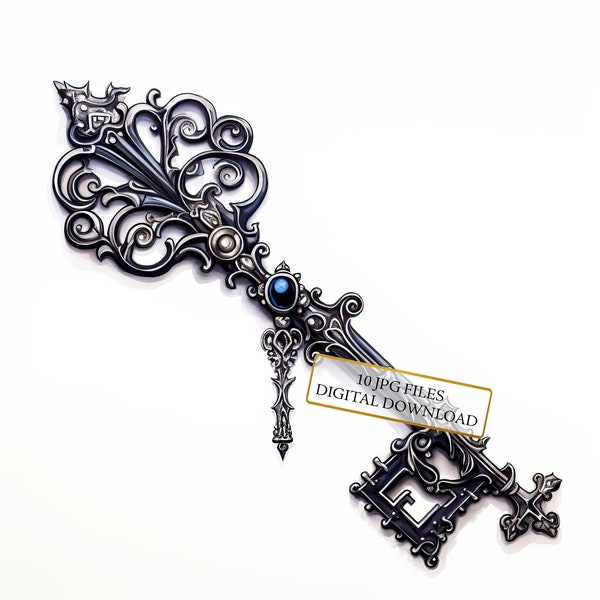 Skeleton Key - Etsy