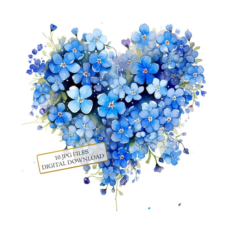 Forget Me Not Stencils - Etsy