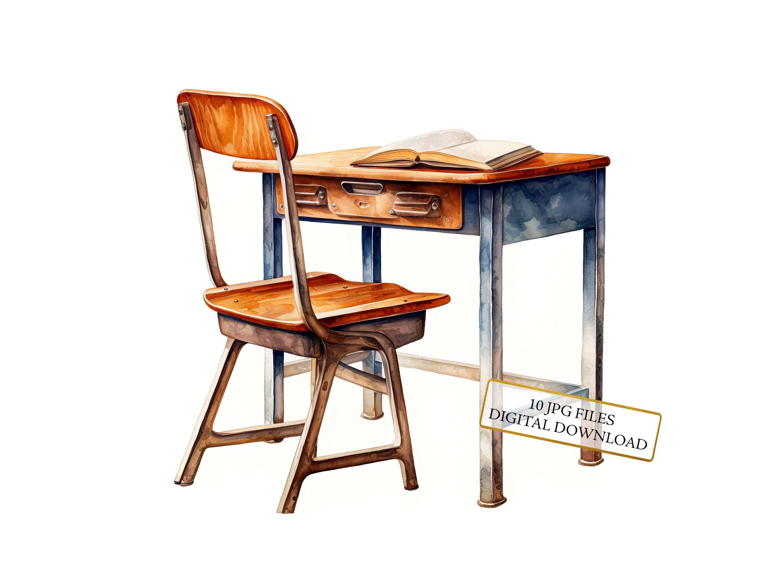 School Desk And Chair Clip Art
