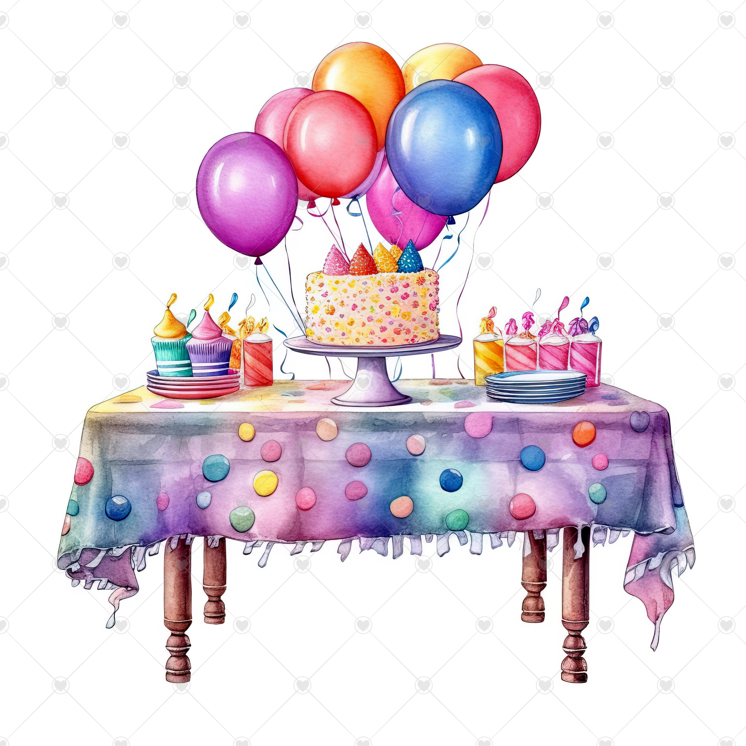 Outdoors Birthday Party Clipart Bundle 10 High Quality - Etsy
