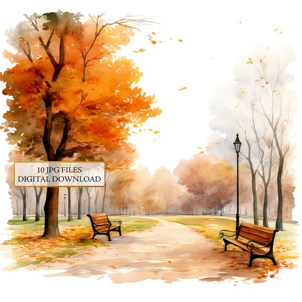 Autumn Clipart - Etsy