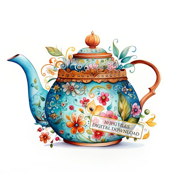 Whimsical Teapot - Etsy