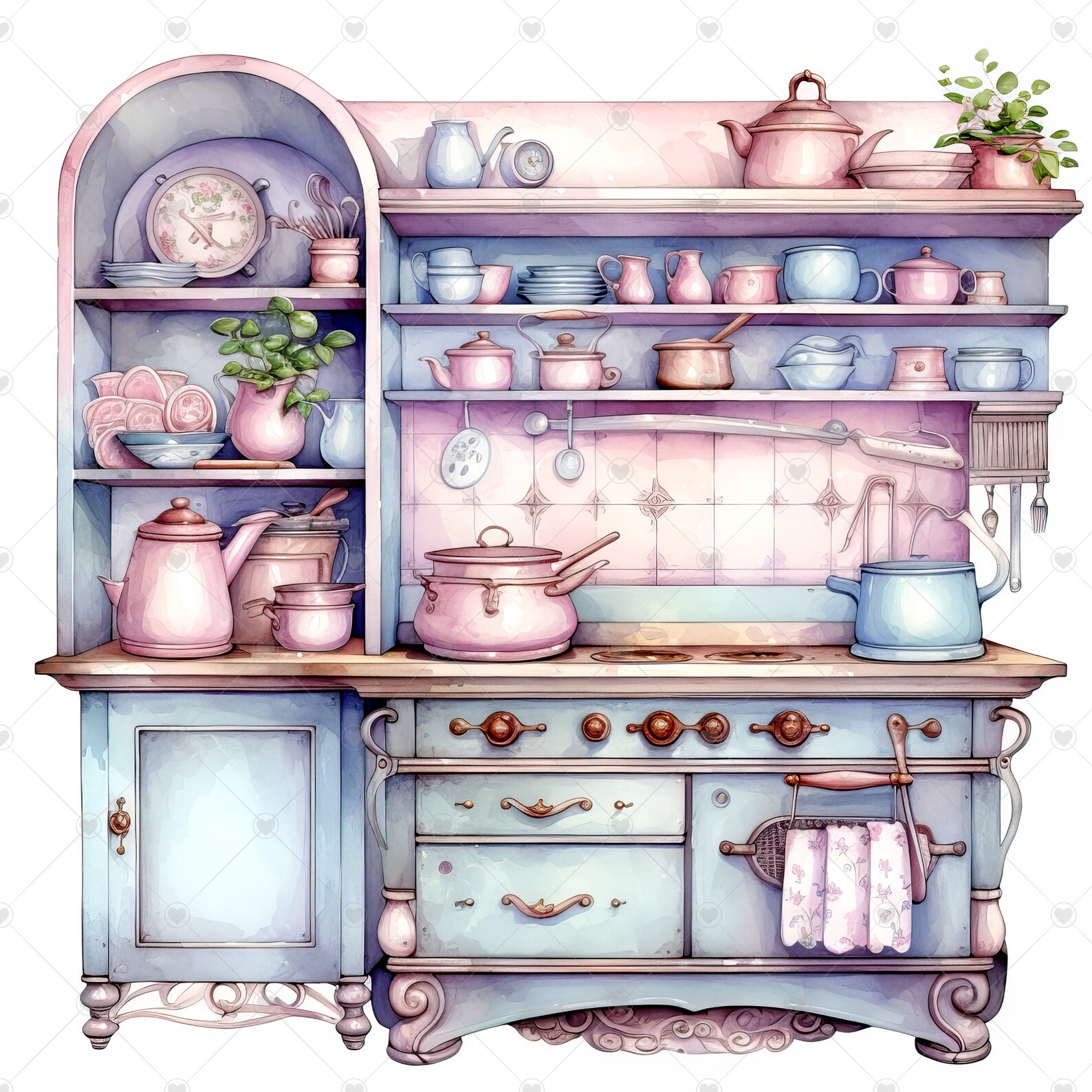 Princess' Kitchen Clipart Bundle 10 High Quality - Etsy