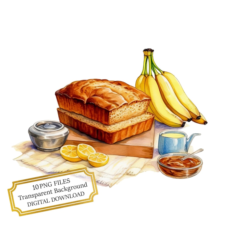 Banana Bread - Etsy