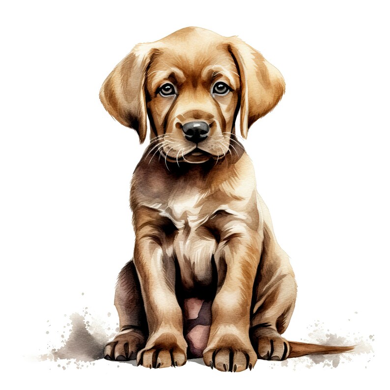 Labrador Retriever Puppy Clipart Bundle 10 High Quality - Etsy