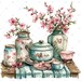 Floral Vintage Farmhouse Kitchen Cookware Clipart Bundle 10 High ...