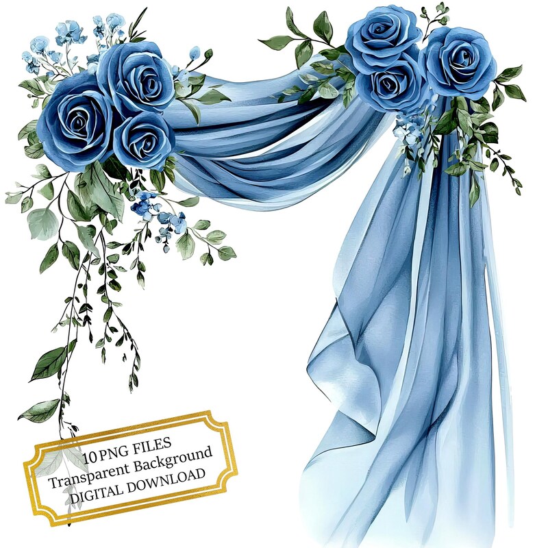 Blue Roses - Etsy
