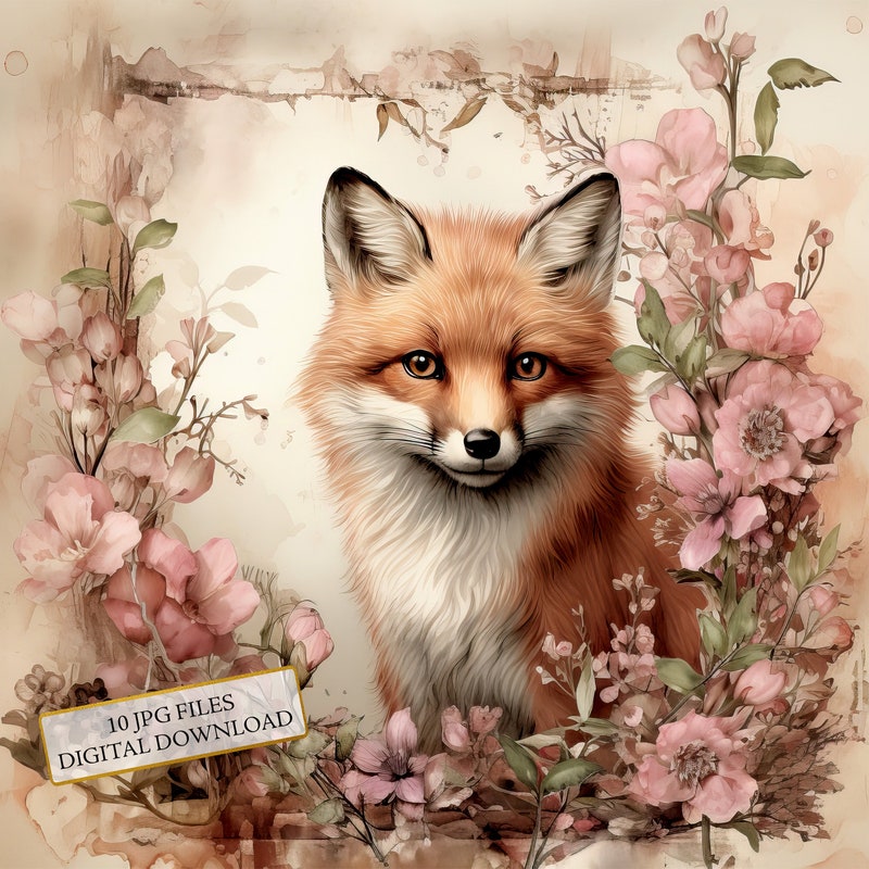 Fox Scrapbook - Etsy