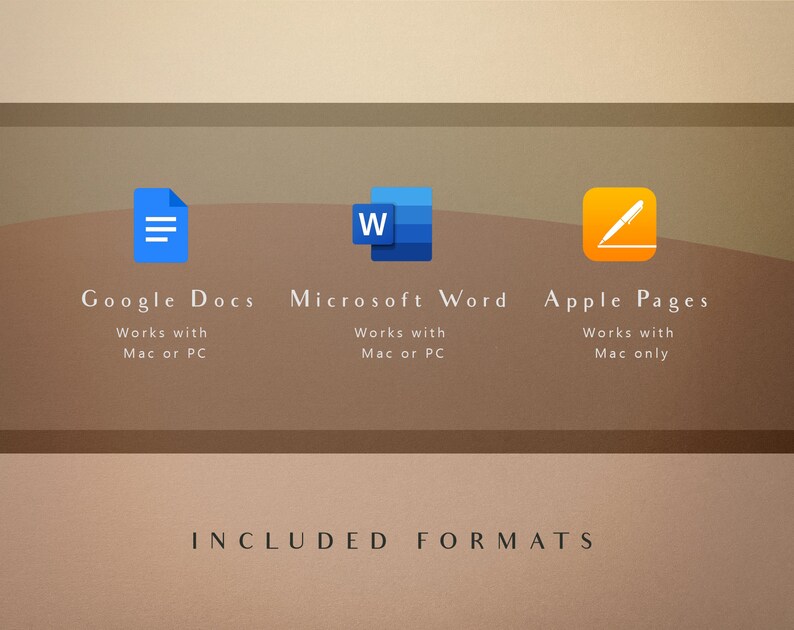 Resume Template for Google Docs Microsoft Word & Pages Cover - Etsy