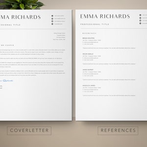 Resume Template Bundle, CV Template Pack, Bes Resume Templates, Resume ...