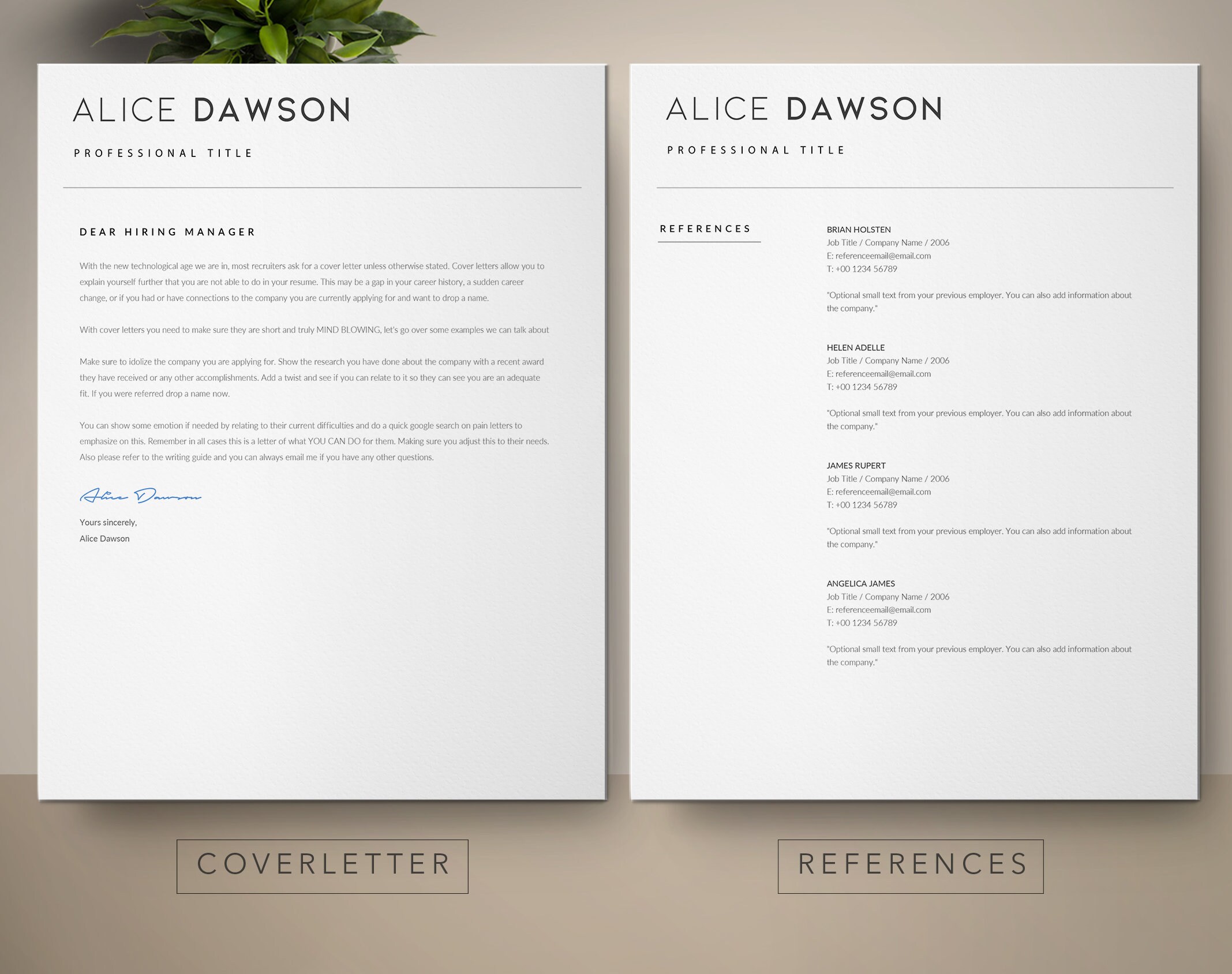 Resume Template Bundle, CV Template Pack, Bes Resume Templates, Resume ...