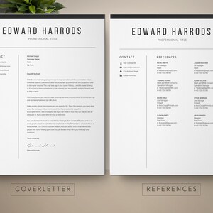 Resume Template Bundle, CV Template Pack, Bes Resume Templates, Resume ...