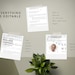 CV Resume Template With Photo, Paper Stationery, CV Template, Modern ...