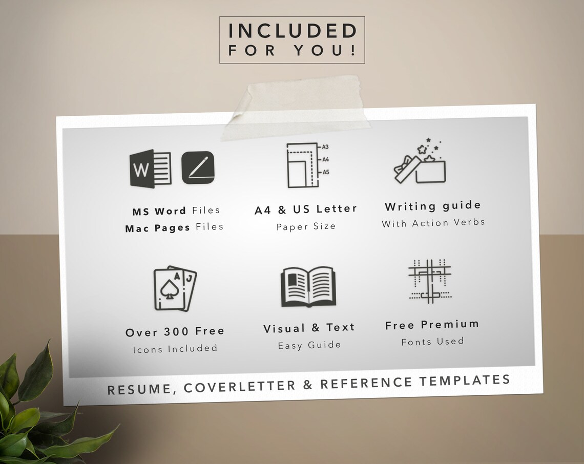 Resume Template Bundle, CV Template Pack, Bes Resume Templates, Resume ...