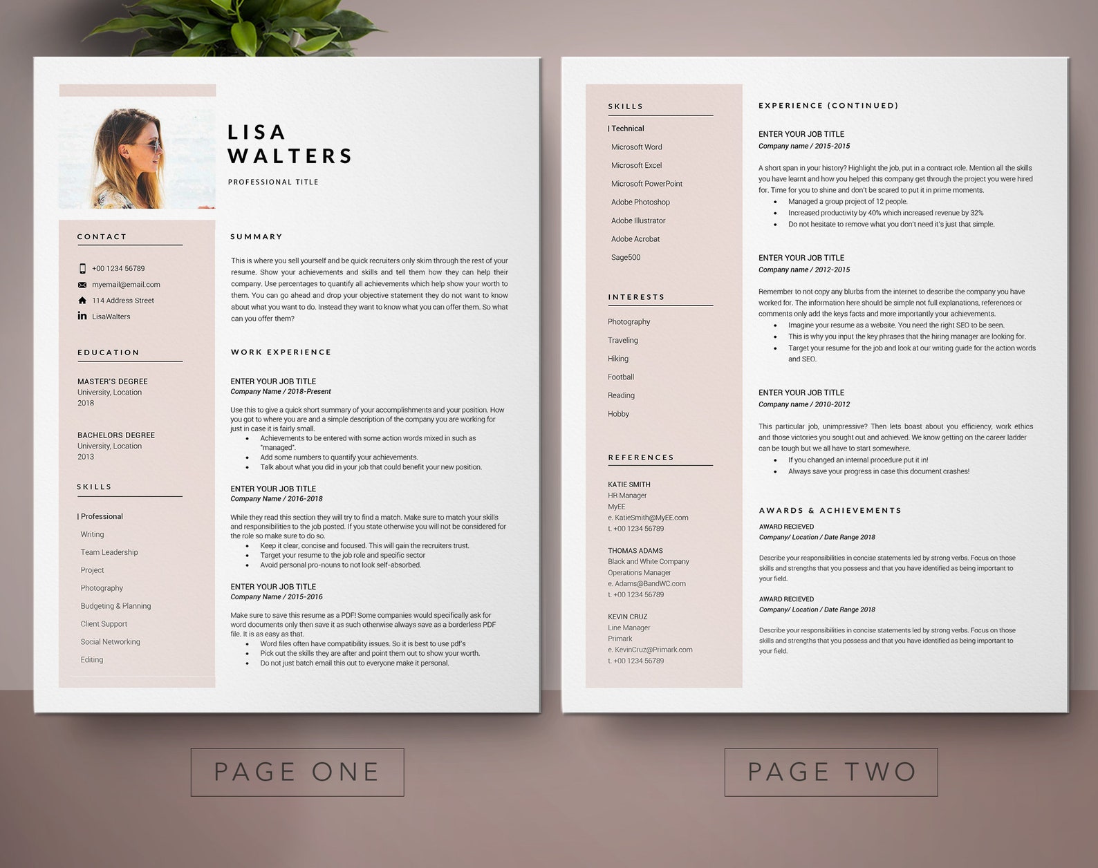 Google Doc Resume With Photo, CV Template Google, Teacher Resume ...