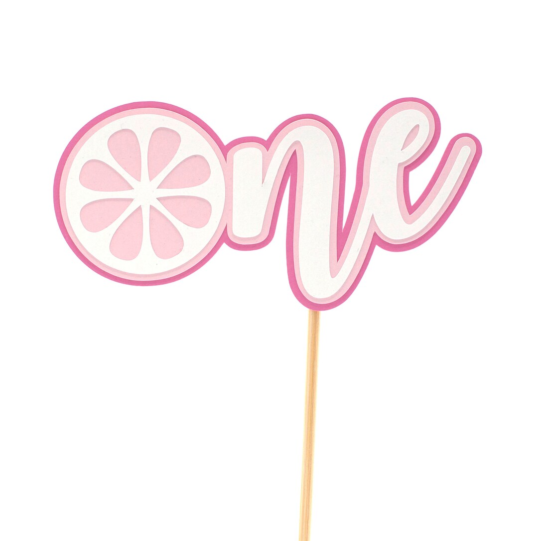 Lemonade ONE Cake Topper - Etsy
