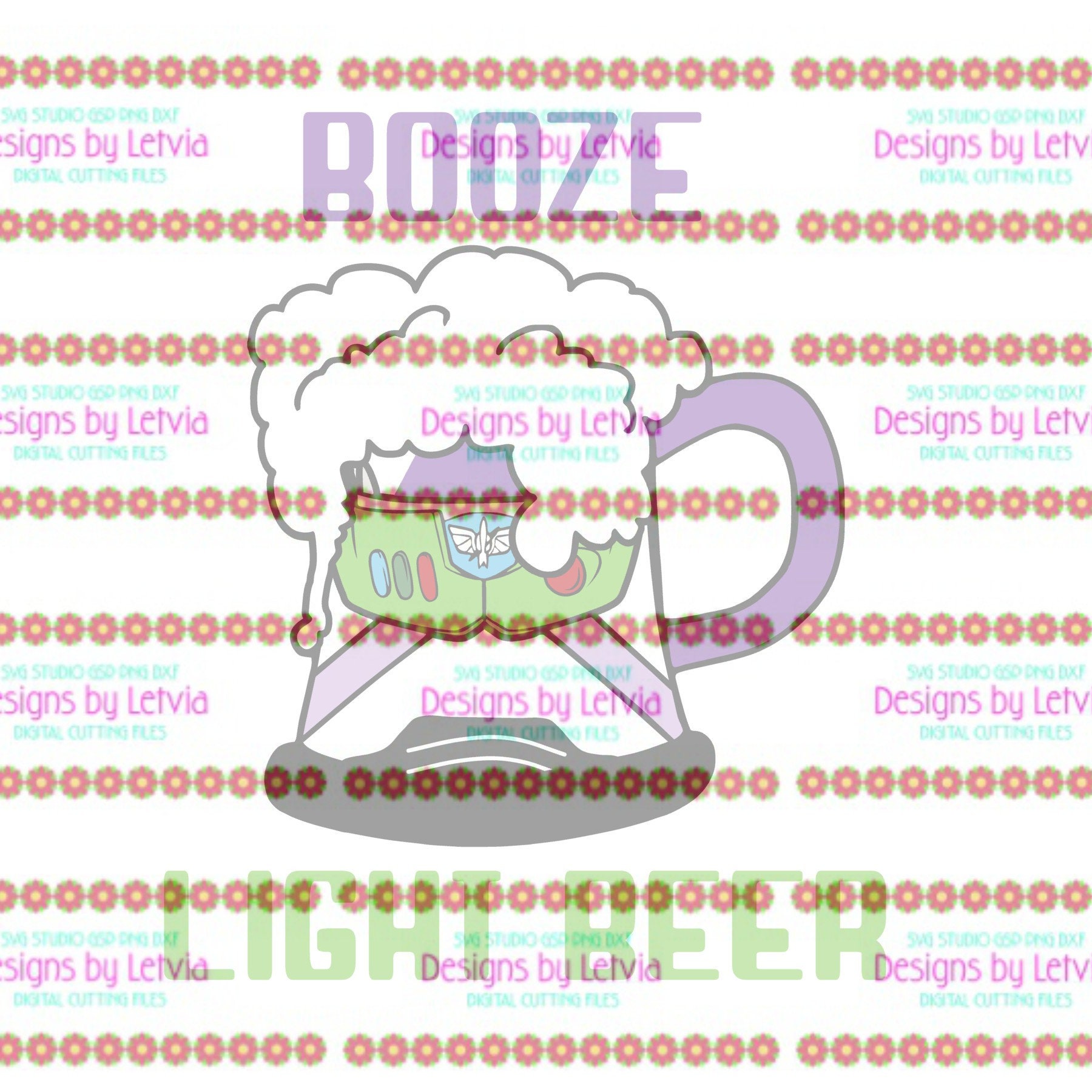 Booze Buzz Light Beer Toy Story Wine and Dine Epcot Center | Etsy