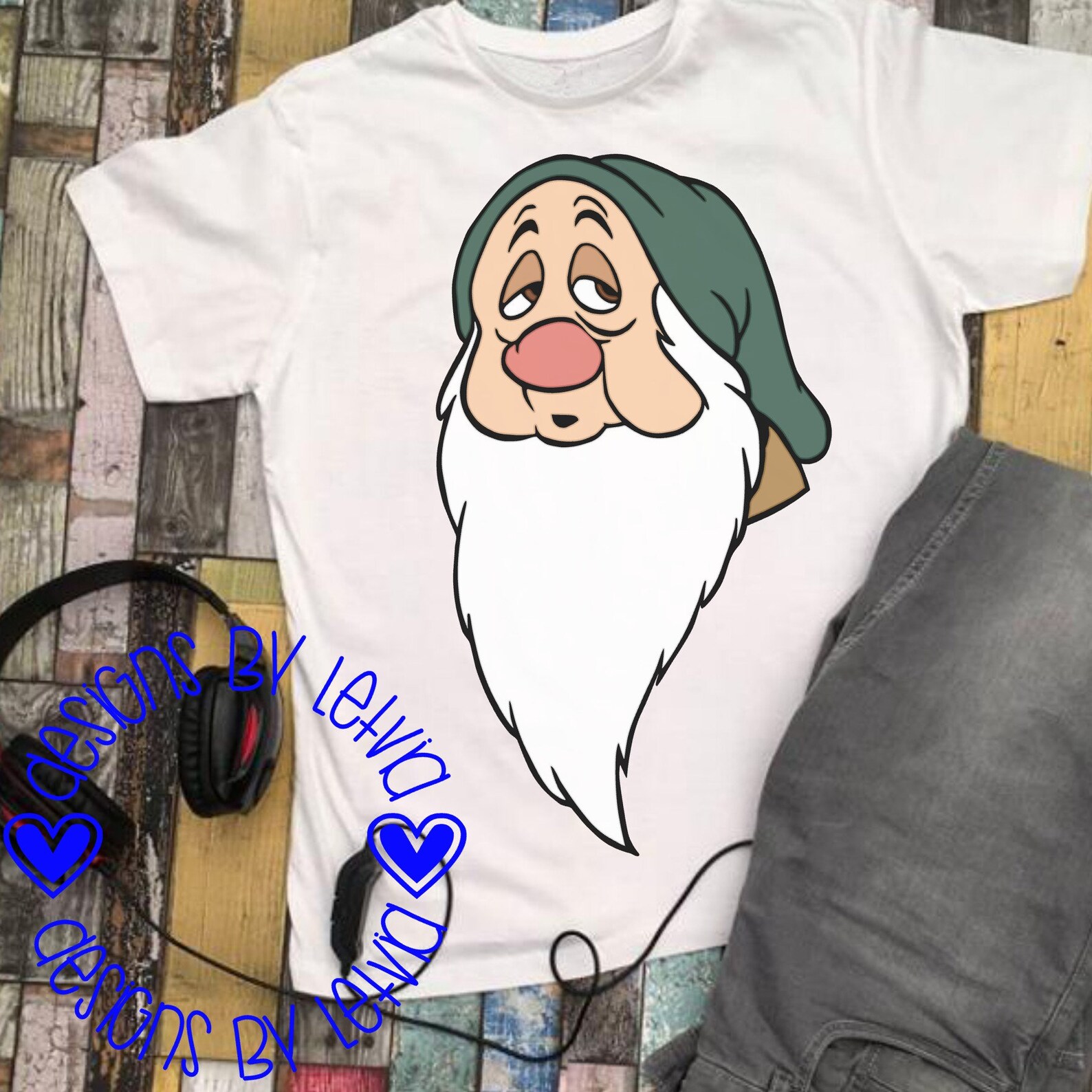 Sleepy Dwarf Face Disney Snow White Layered SVG Digital Cut | Etsy