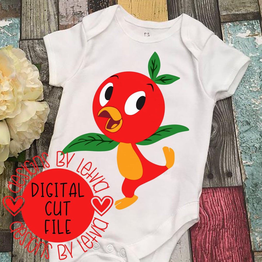 The Florida Orange Bird Layered SVG Digital Cut File - Etsy