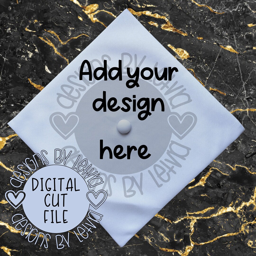 White Graduation Cap Mockup PNG JPG Digital Download - Etsy