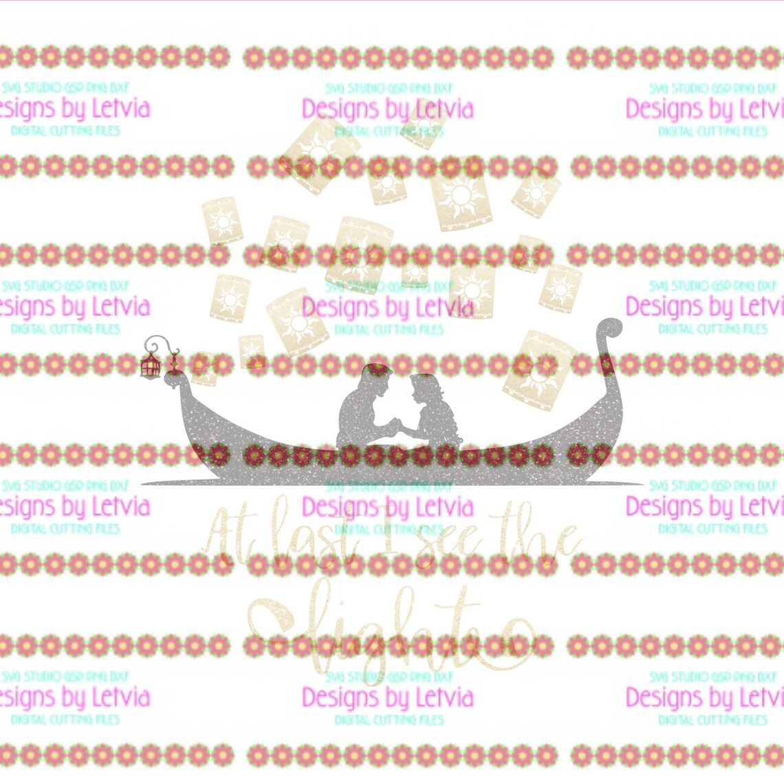 Rapunzel Tangled at Last I See the Light Layered SVG Digital - Etsy