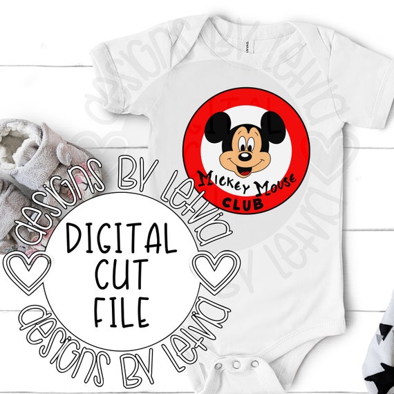 Mickey Mouse Club House Layered SVG Digital Cut File | Etsy
