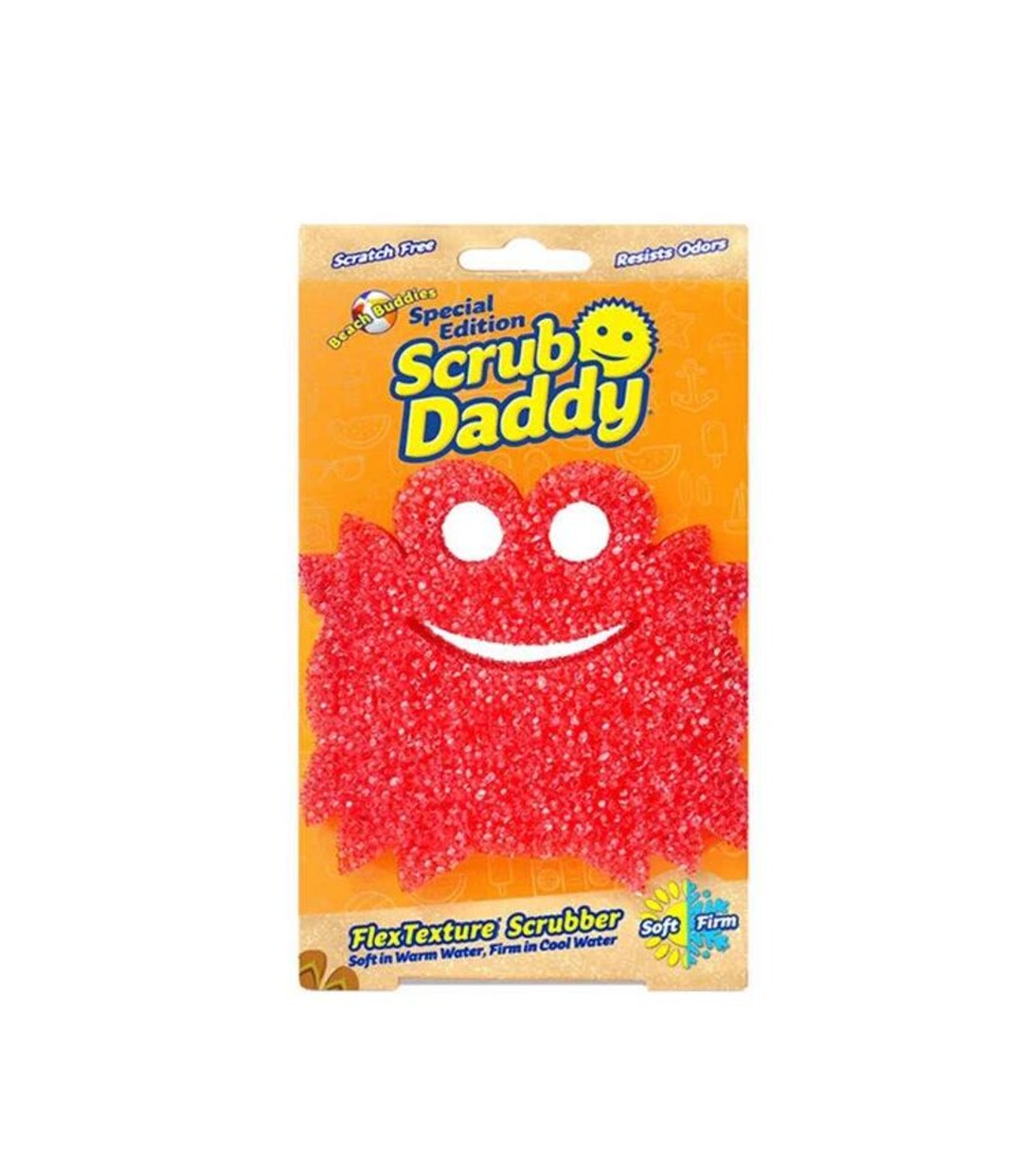 Scrub Daddy Crab Limited Edition Temperature-controlled Scrubber for ...