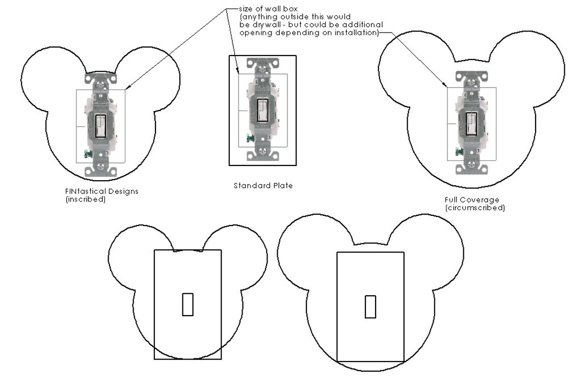Disney Outlet/Switch Plate | Etsy