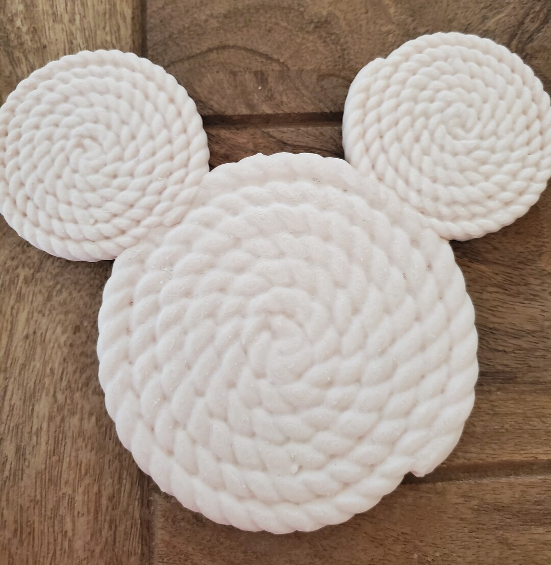 Mickey Rope Coaster - Etsy