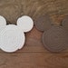 Mickey Rope Coaster - Etsy