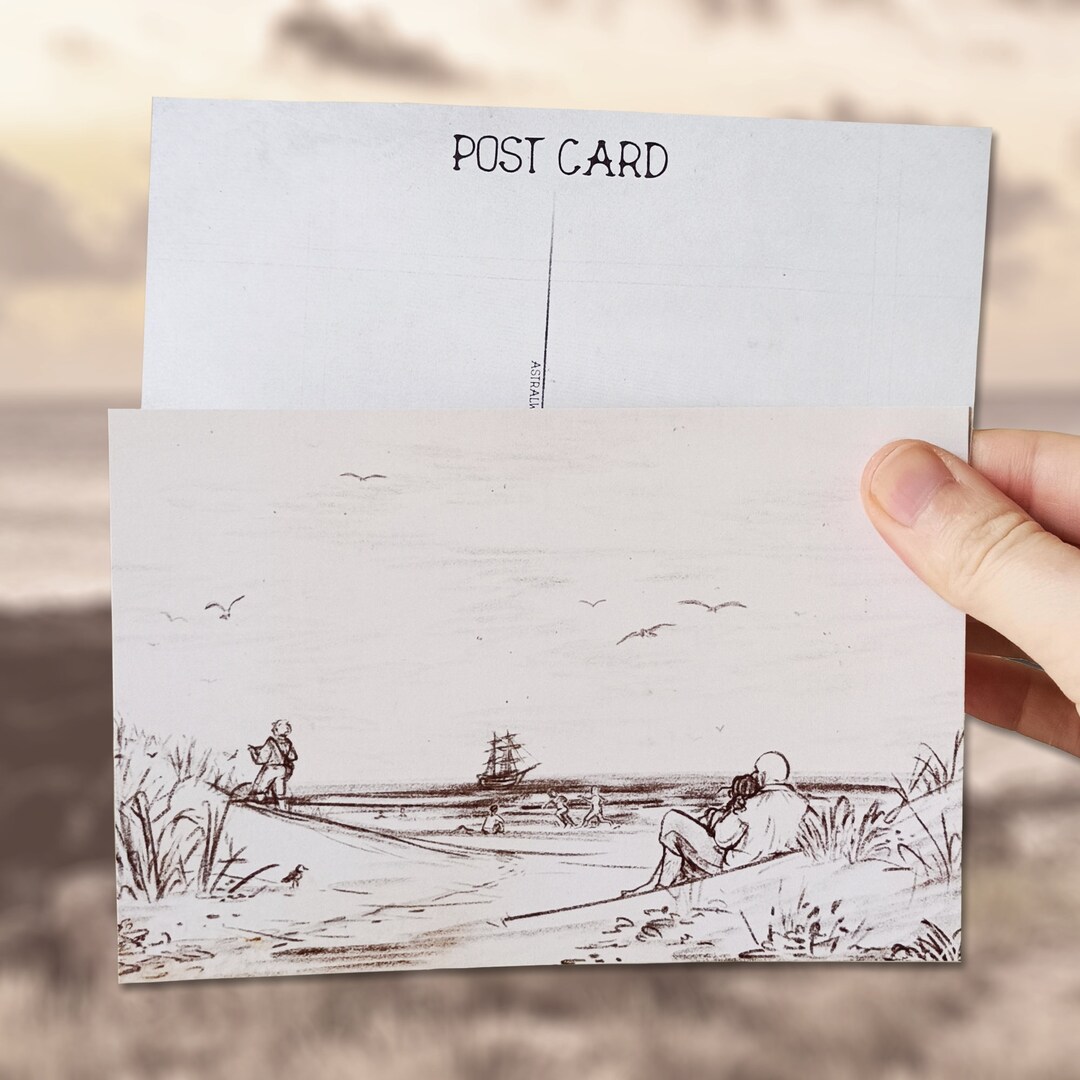 Shore Leave Sailing Postcard - Etsy