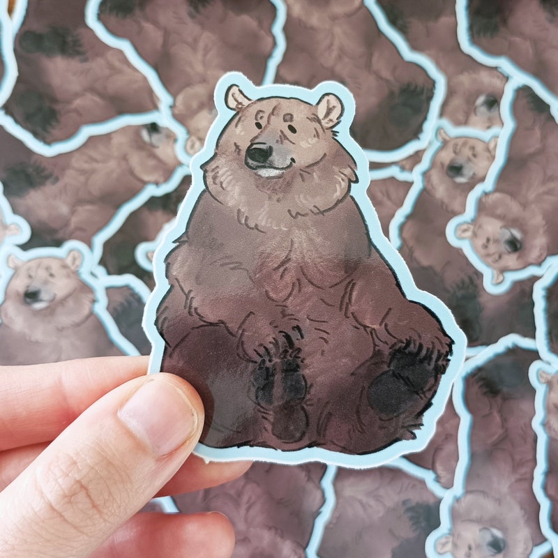 Animal Vinyl Sticker - Etsy