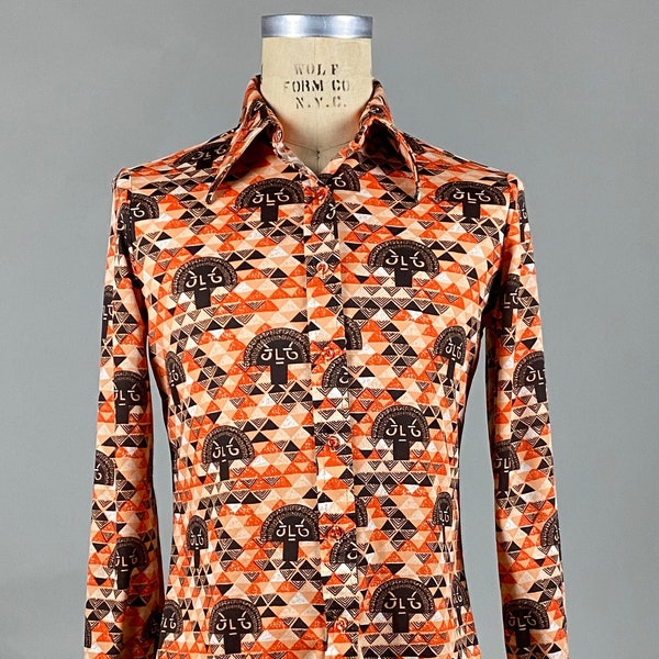 70s Button Up - Etsy