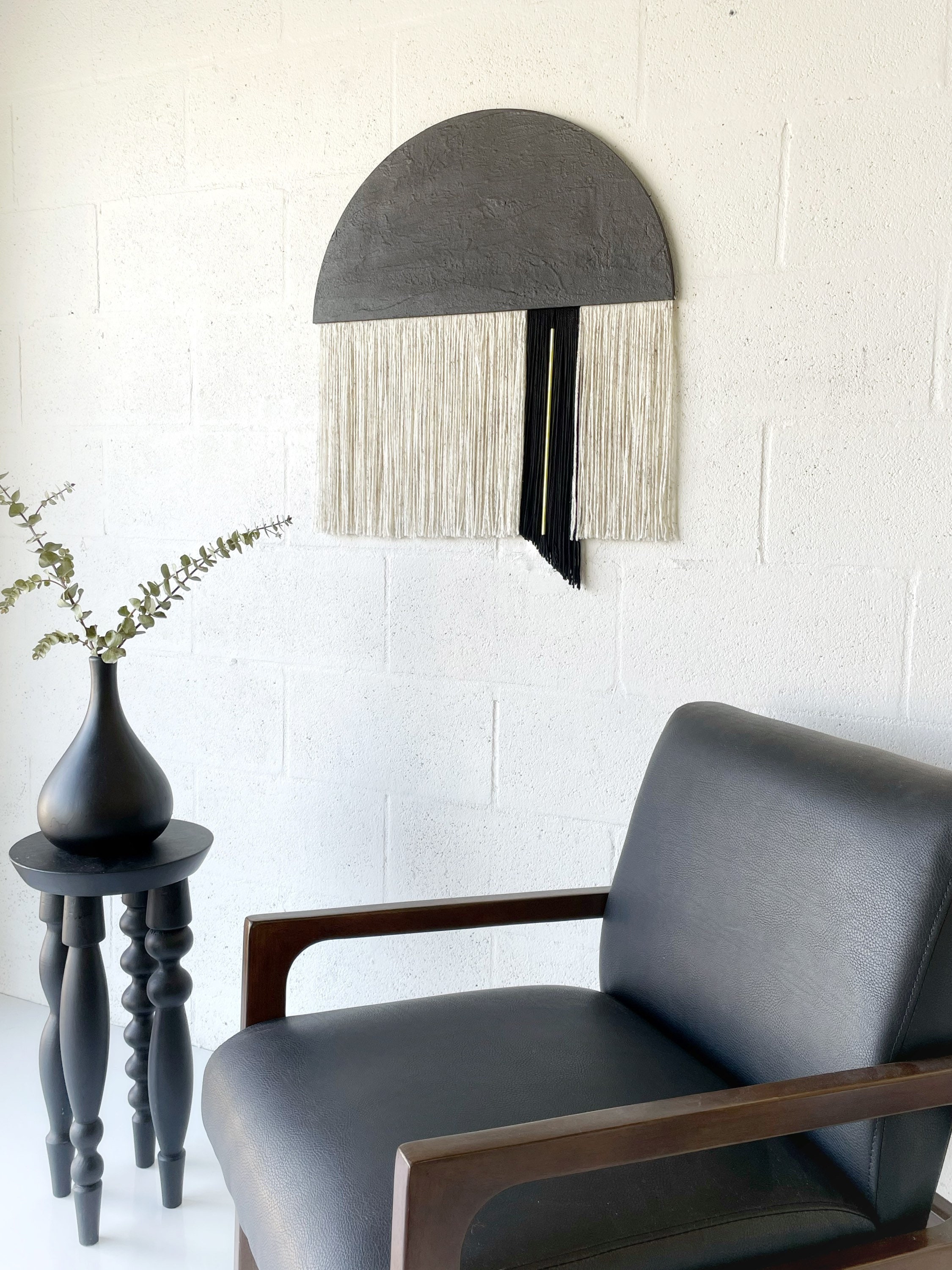 COLORBLOCKED Short “casita”/half Circle Wall Hanging/half Moon Tapestry ...