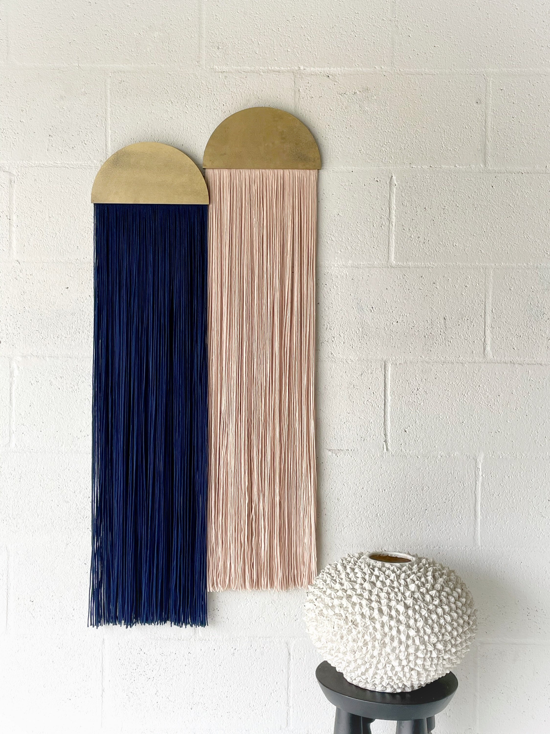CASITA SET/ Boho Wall Hanging/half Moon Mirror/wall Tapestry/textile ...