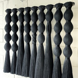READY TO SHIP/ Black Wall Hanging/ Neutral Wall Art/ Fiber Art ...