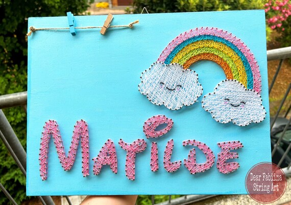 Personalized Picture With Child Name and Drawing and Photo in - Etsy