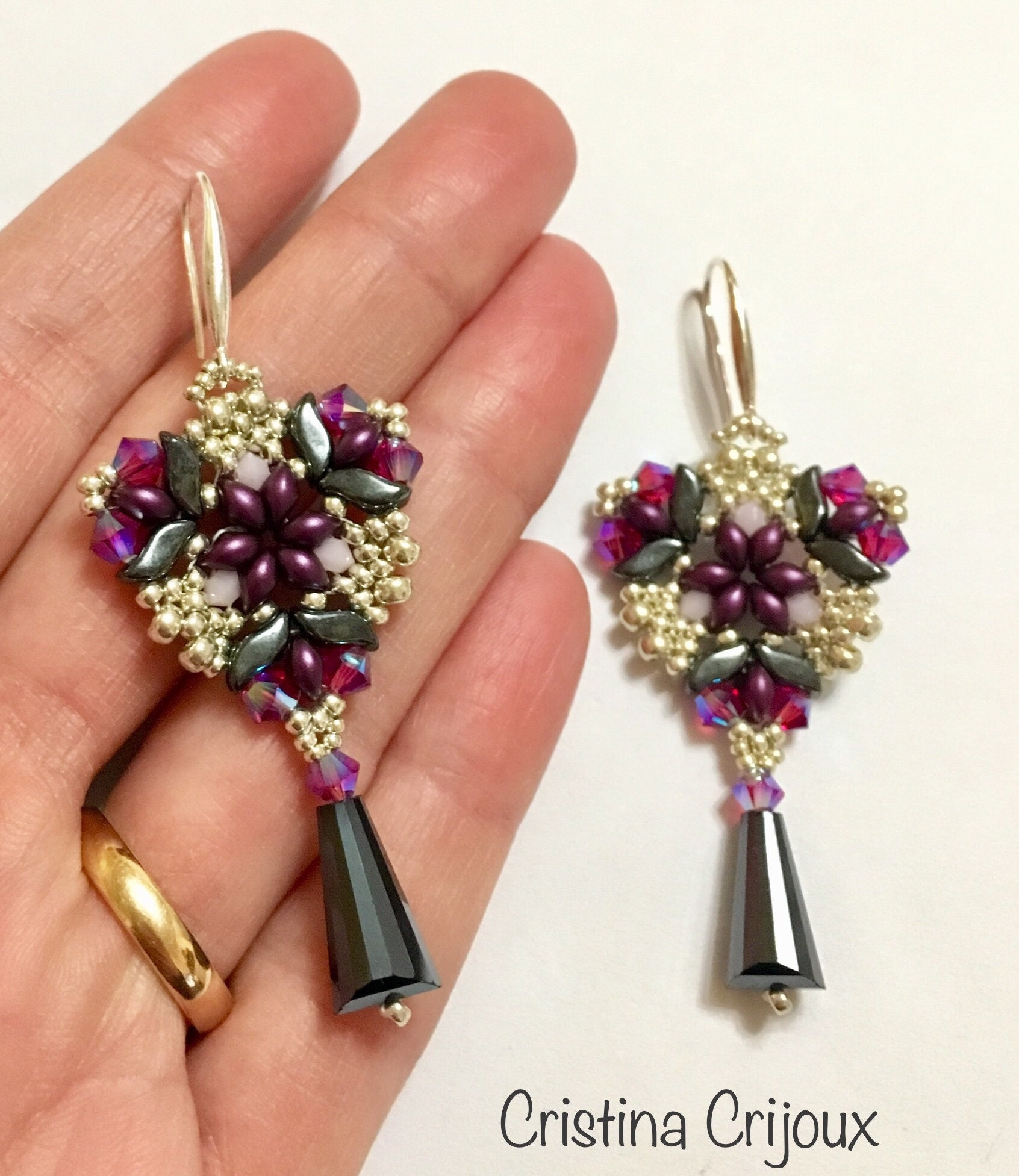 Tutorial Stormduo Earrings Tutorial Bicons Earrings Es-o Earrings ...
