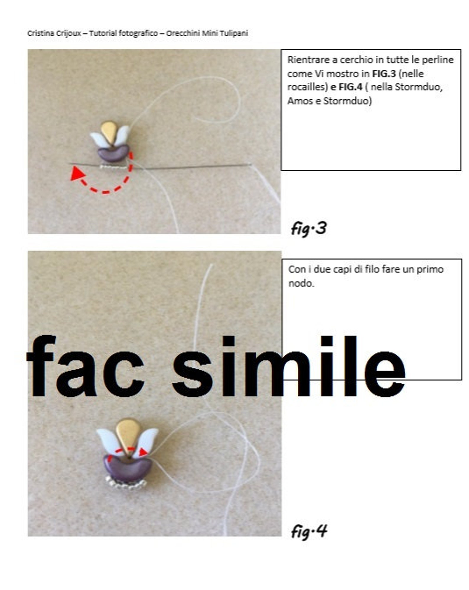 Tulips Earrings Tutorial Beading Pattern Earrings Pattern - Etsy