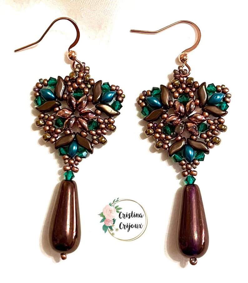 Tutorial Stormduo Earrings Tutorial Bicons Earrings Es-o Earrings ...